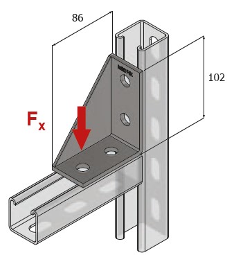 AB208 Angle Channel Bracket | Channel Brackets - MIDFIX