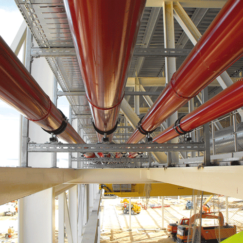 BIFIX lined pipe clamps suitable for corrosive environments - MIDFIX