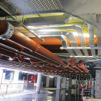 BIFIX G2 unlined pipe clamps designed for corrosive environments - MIDFIX