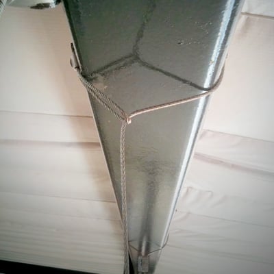 Loop-IT - simple wire suspension system to hold cable tray - MIDFIX