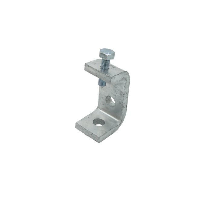 BC706 Channel Beam Clamp with a hot galvanised finish - MIDFIX