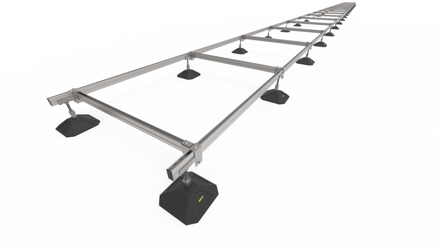MXR82 Double Channel Frames Rooftop System - MIDFIX