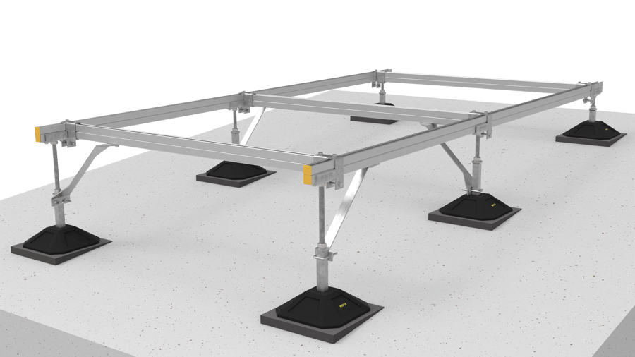 MXR82 Double Channel Frames Rooftop System - MIDFIX