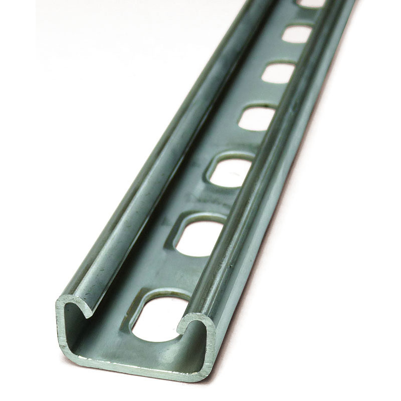 HS21 Stainless steel channel 41x21x2.5 Slotted - MIDFIX
