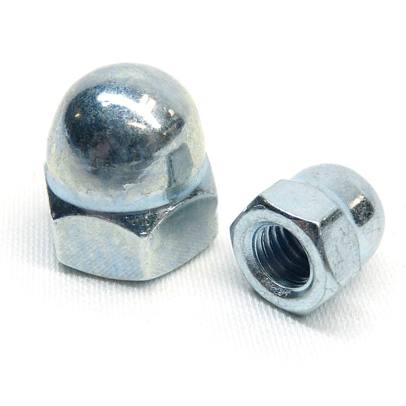 BZP Dome Nuts | Threaded Fastners - available from stock - MIDFIX