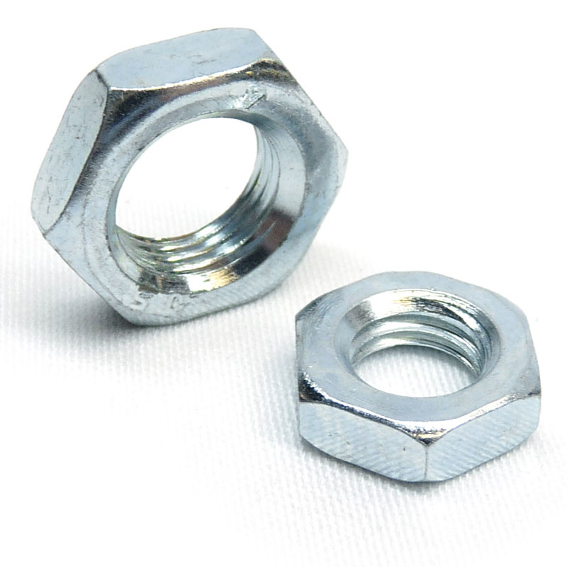 BZP Half Nuts | Threaded Fastners - available from stock - MIDFIX