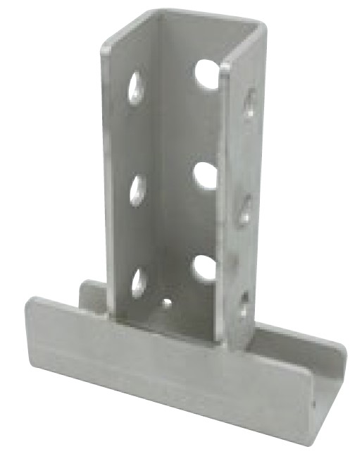 FP603/41 Stainless Steel Channel Base Plate - MIDFIX